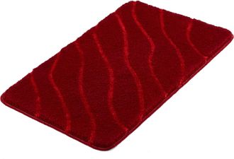 Kleine Wolke Badteppich Tram Granat 60 x 100 cm