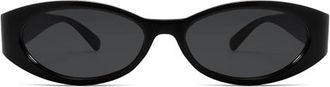 Sojos Lunettes de soleil rétro ovales polarisées pour hommes Femmes Tendance oeil de chat Vintage Y2k SJ2364