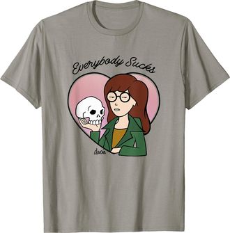 Giesswein Daria Everybody Sucks Macbeth Skull Heart Brown Hair Logo V1 T-Shirt