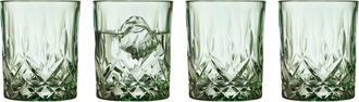 Lyngby Glas Sorrento Whiskyglas 32 cl 4 Stck. Grün