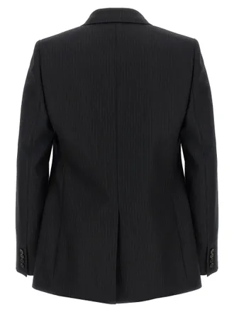 Saint Laurent Mens Black Wool Blazer Clothing