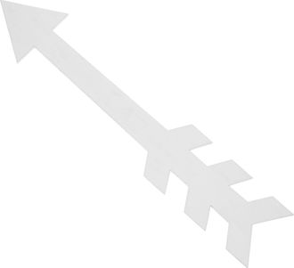 Soimiss Holz Pfeilschild Wanddeko Weiß Rustikal Holzschild Wandornament für Hochzeit Banquet Garten Büro Wohnzimmer