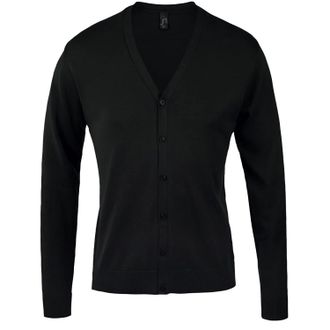 SOLS Golden Strickjacke V-Ausschnitt f&uuml;r Herren (Schwarz)