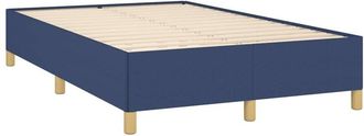 vidaXL Cadre de lit sans matelas bleu 120x190 cm tissu vidaXL