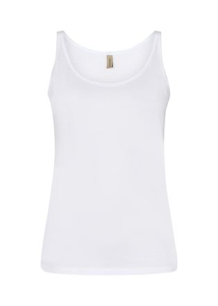 Soyaconcept Damen Basic Top SC-PYLLE 122 (White) Gr&ouml;&szlig;e M