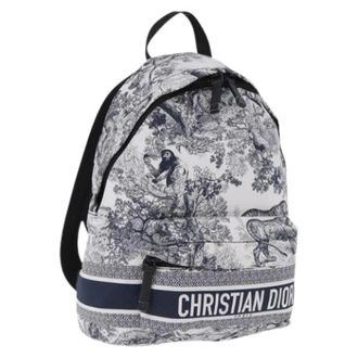 Dior Pre-owned Nylon Vintage Backpack - - Pre-owned - Damen - Blau - ONE SIZE