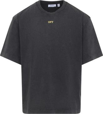 Off-white Homme, Tops, Noir, Taille: S T-shirt Mareado
