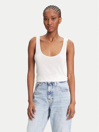 Calvin Klein Top LV044C345G &Eacute;cru Regular Fit