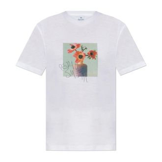 Paul Smith T-Shirt mit Logo - - Tops - Damen - Wei&szlig; - M
