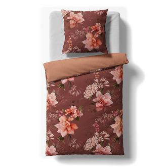 Fleuresse Bettw&auml;sche Black Premium Tencel Lyocell Redditch Burnt orange