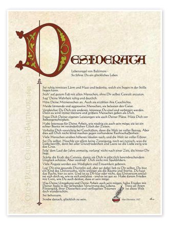 Posterlounge Desiderata II Poster von Dirk H. Wendt 50 x 70 cm Beige Wandbilder Wanddeko