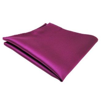 TigerTie ohne Markenname TigerTie pochette lila magenta fuchsia unicolor - tissu Polyester