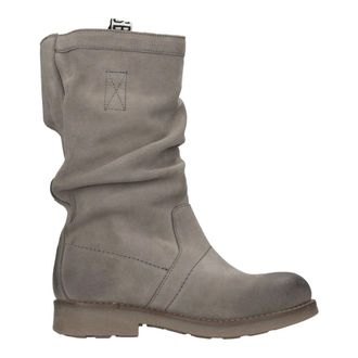 Dirk Bikkembergs Femme, Chaussures, Gris, Taille: 38 EU Bottes en daim