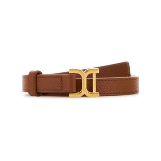 Chlo&eacute; Femme, Accessoires, Brun, Taille: L Ceinture Marcie couleur tan