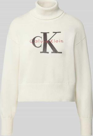 Calvin Klein Jeans Regular Fit Pullover aus reiner Baumwolle