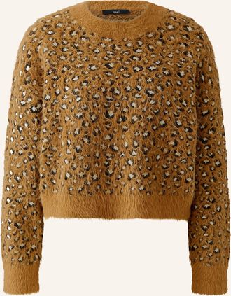 Oui Pullover braun