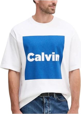 Calvin Klein T-Shirts - - Tops - Herren - Wei&szlig; - S