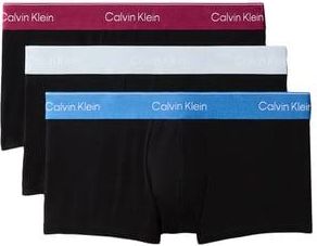 Calvin Klein Lot de 3 boxers taille basse en coton m&eacute;lang&eacute;