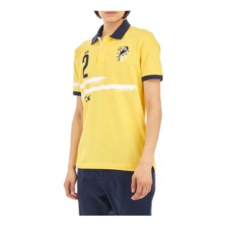 La Martina Gelbes Polo-Shirt - - Tops - Herren - Gelb - L