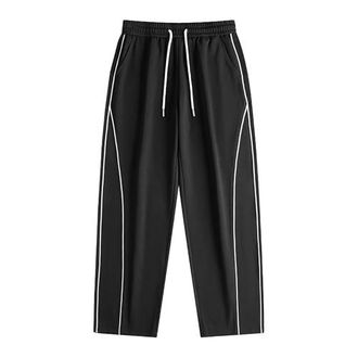 Generic Pantalon de jogging pour homme - Pantalon de loisirs - &Eacute;l&eacute;gant - Pantalon d&eacute;t&eacute; baggy - Pantalon de sport - Couleur unie - Taille &eacute;lastique avec cordon