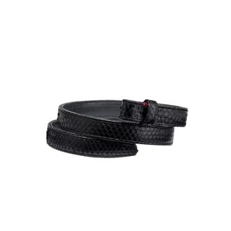 CLARIS VIROT Python Baby G&uuml;rtel - - Accessories - Damen - Schwarzk - M