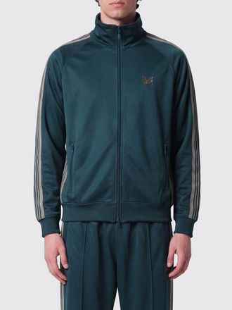 Needles Veste de surv&ecirc;tement &agrave; rayures bicolores avec col montant et logo brod&eacute;