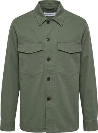 Department Five Department Five, Homme, Chemises, Vert, Taille: M Huston Giacca Camicia