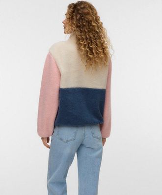 Vero Moda Fleecejacke VMJOSEFIN LS TEDDY ZIP JACKET EXP Polyester