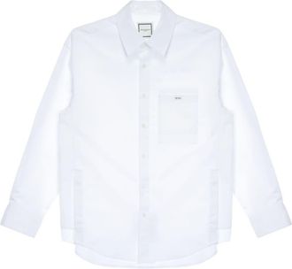 Wooyoungmi Hemd mit Print - Wei&szlig;