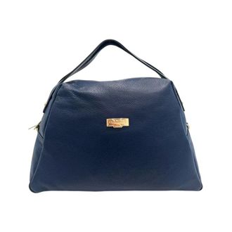 Baldinini Trend Clutch Bag aus Rindsleder - - Bags - Damen - Blau - ONE SIZE