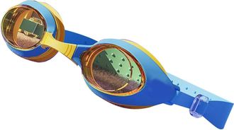 Generic Schwimmbrille, Hochwasserdichte Design-Schwimmbrille für Kleinkinder, Antibeschlag-HD-Linse für das Tauchtraining (Himmelblau)
