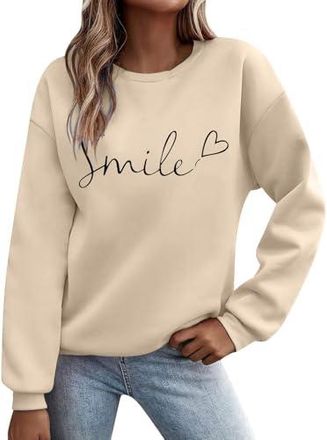 Generic Blouson Femme Hiver,Sweat &Agrave; Capuche Femme Streetwear Sport V&ecirc;tements avec Poches Cordon Imprim&eacute; Casual Manche Longue Hoodies Automne Et Hiver Chaud D&eacute;