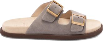Brunello Cucinelli buckle-strap sandals - Grau