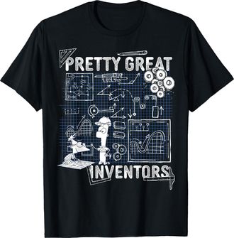 Disney Phineas And Ferb Inventions Schematic T-Shirt