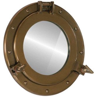 vidaXL Miroir en forme de hublot mural &Oslash;30 cm aluminium et verre vidaXL