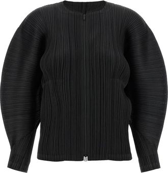 Issey Miyake Femme, Vestes, Noir, Taille: 46 FR Monthly Colors: April Jacket