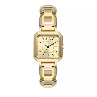 A|X Armani Exchange Uhr - Armani Exchange Three-Hand Gold-Tone Stainless Ste - Gr. unisize - in Gold - f&uuml;r Damen