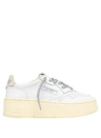 Autry Autry | Platform Low Leat Swoll Wht Silv - 37