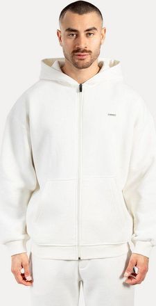 Smilodox Kapuzenstrickjacke Cedrik, Oversize Zip Hoodie, Kapuzenpullover mit Front-Zipper Langarm K&auml;ngurutasche Metallabel weiches Material Freizeit Alltag