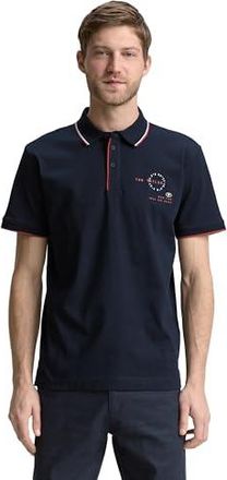 Tom Tailor 1046795 Polo, 10668-sky Captain Blue, XL Hommes
