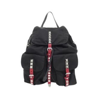 Prada unisex, Pre-owned, Noir, Taille: ONE Size Pre-owned NEW Vela Backpack