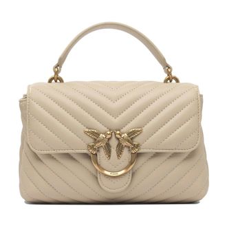 Pinko Love Lady Puff Chevron - - Bags - Damen - Beige - ONE SIZE