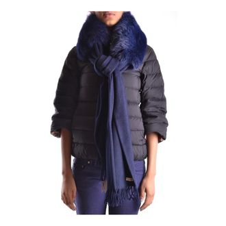 Burberry Gesteppter Puffer Schal mit Kapuze - - Accessories - Damen - Blau - ONE SIZE