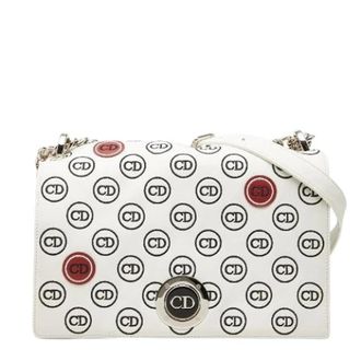 Dior Pre-owned Diorama Leder Kettenschultertasche - - Pre-owned - Damen - Wei&szlig; - ONE SIZE