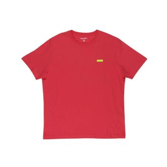 RefrigiWear Baumwoll Kurzarm T-Shirt Herbst/Winter Kollektion - - Tops - Herren - Orange - 2XL