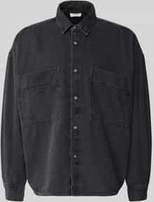 American Vintage Relaxed Fit Jeanshemd mit Kentkragen Modell JAZY