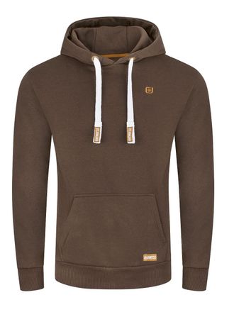 Riverso Hoodie Herren Regular Fit RIVLinus Kapuzenpullover Pullover Sweatshirt Streetwear Braun 4XL, Größe:4XL, Farbe:Dark Brown (21400)
