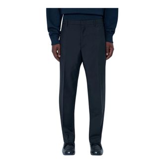 Jil Sander Tapered Cropped-Leg Hosen - - Trousers - Herren - Schwarzk - L
