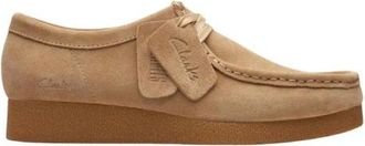 Clarks Femme, Chaussures, Beige, Taille: 45 EU Chaussures &agrave; lacets en daim