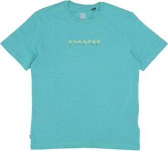 Element Ameisen Marsch Tee Crew Neck T-Shirt - - Tops - Herren - Blau - S